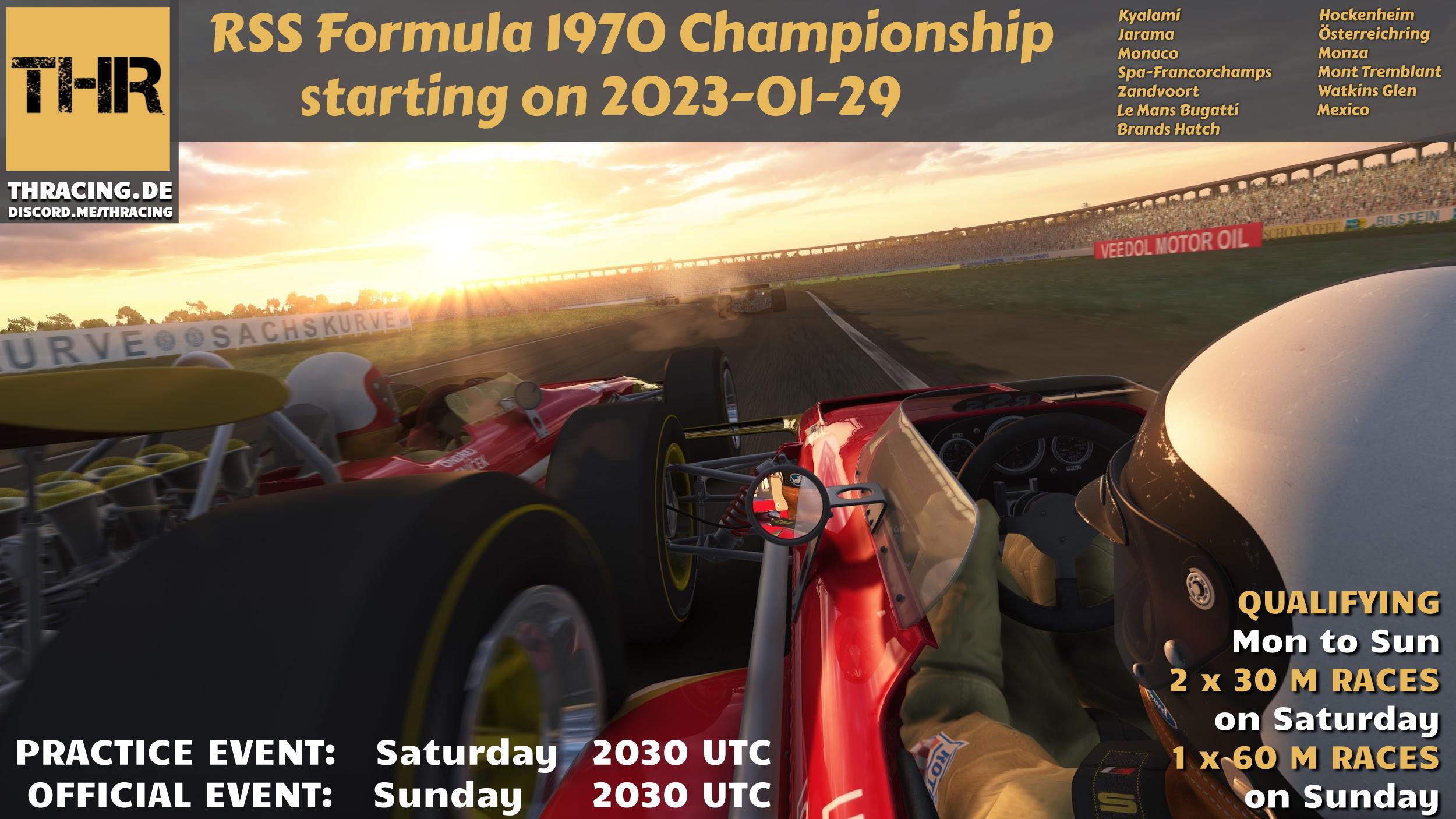 Formula 1970 Championship – THRacing